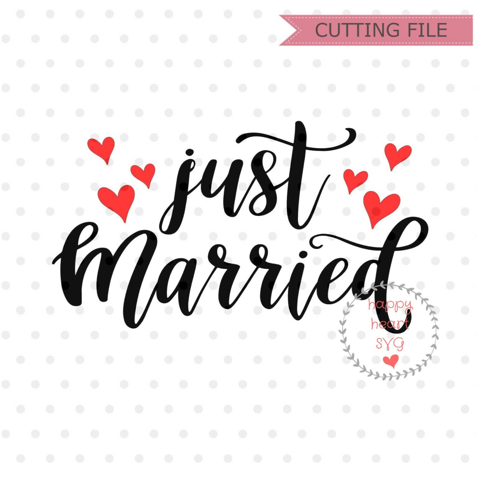 Just Married svg Mr and Mrs SVG Wedding SVG file Bride | Etsy