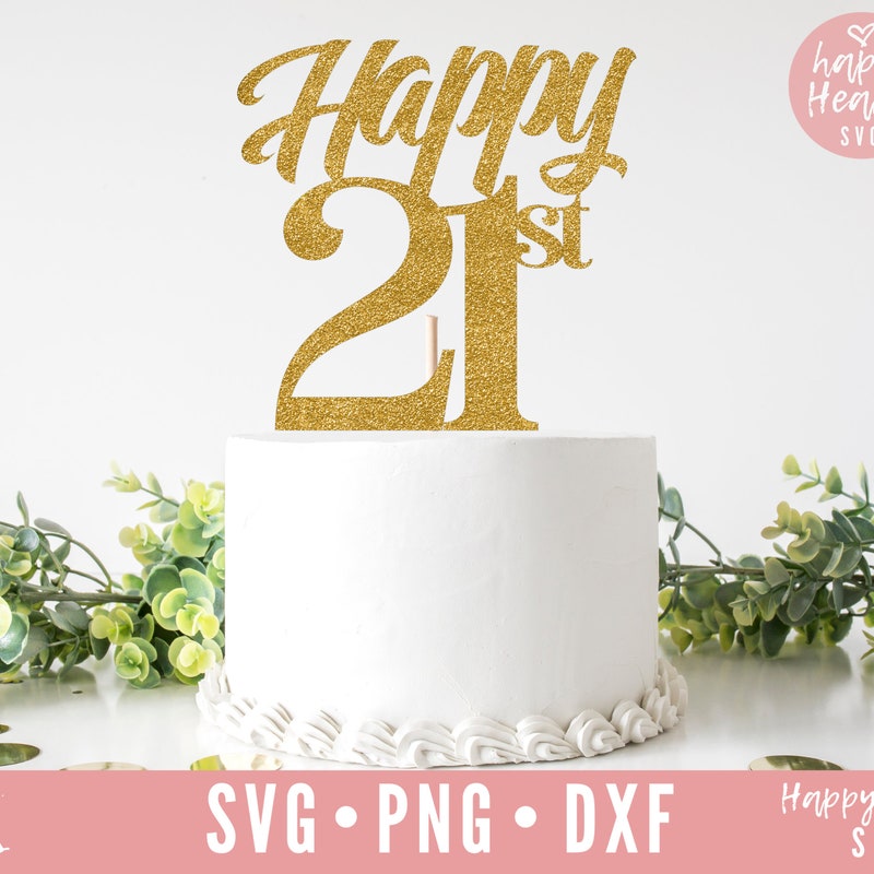21st Cake Topper - Etsy Australia