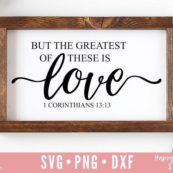 The Greatest is Love - Etsy