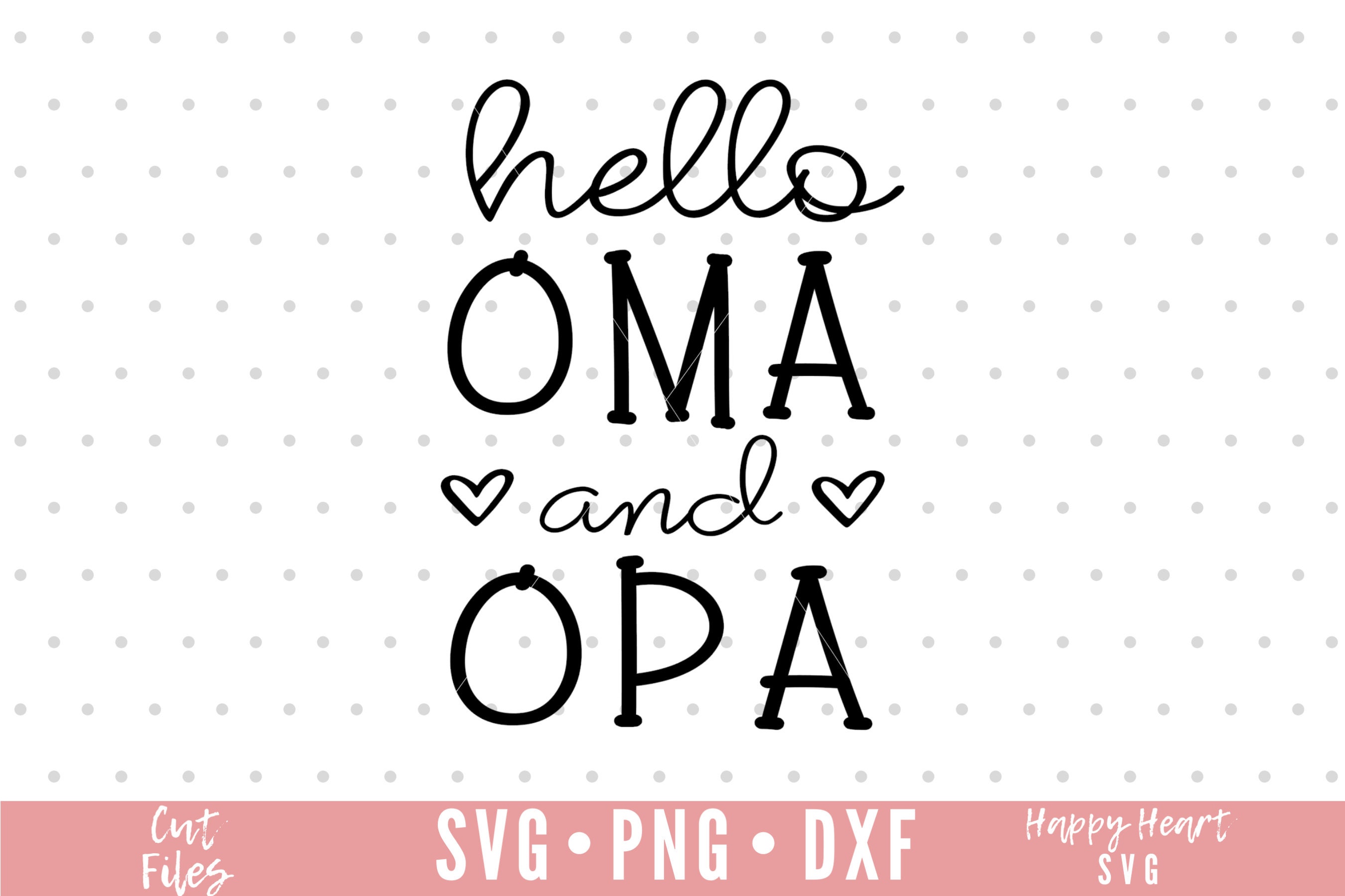 Hello Oma And Opa svg Pregnancy Announcement svg Baby | Etsy