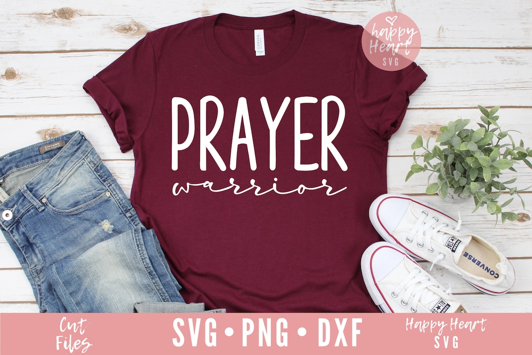 Prayer Warrior Svg, Christian SVG, Livin on A Prayer Svg, Pray SVG ...