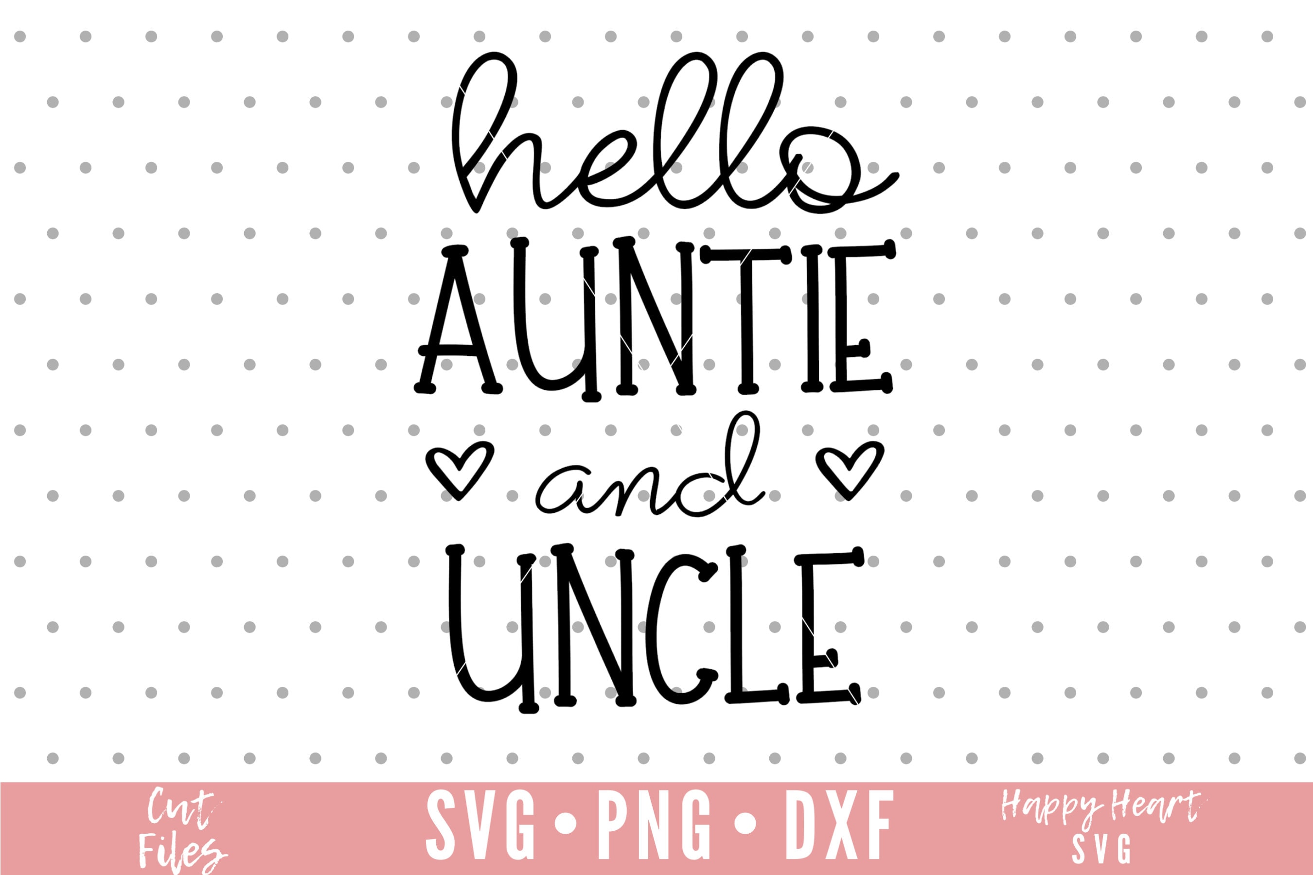 Hello Auntie And Uncle svg Coming Soon SVG Pregnancy | Etsy