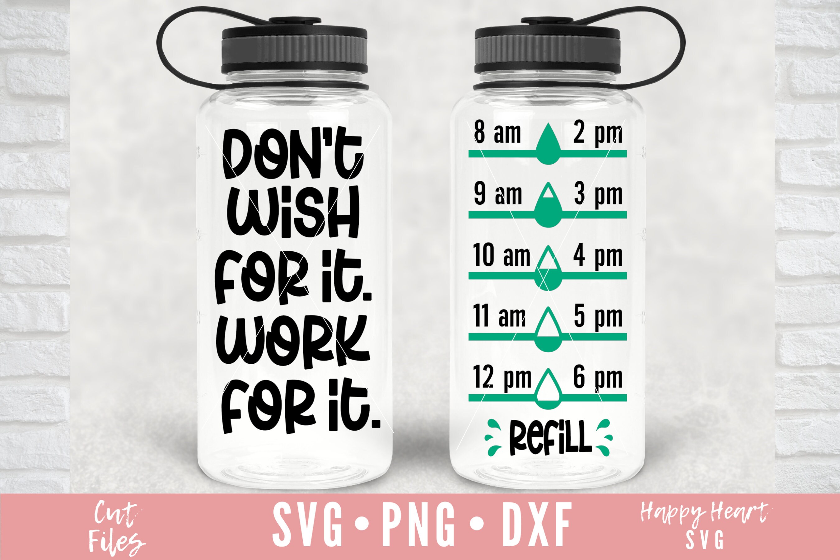 Water Tracker Bundle Water Tracker SVG Water Bottle Svg Dxf - Etsy Canada