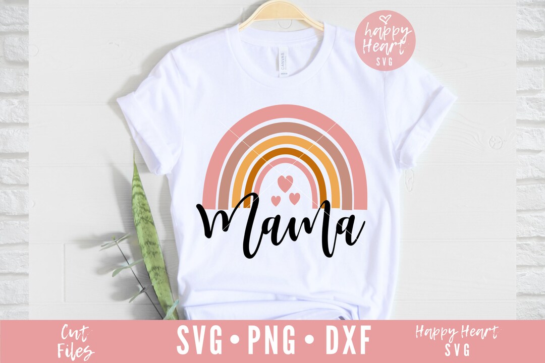 Rainbow Mama Svg, Mama SVG, Mama Rainbow Svg, Blessed Mama Svg, Rainbow ...