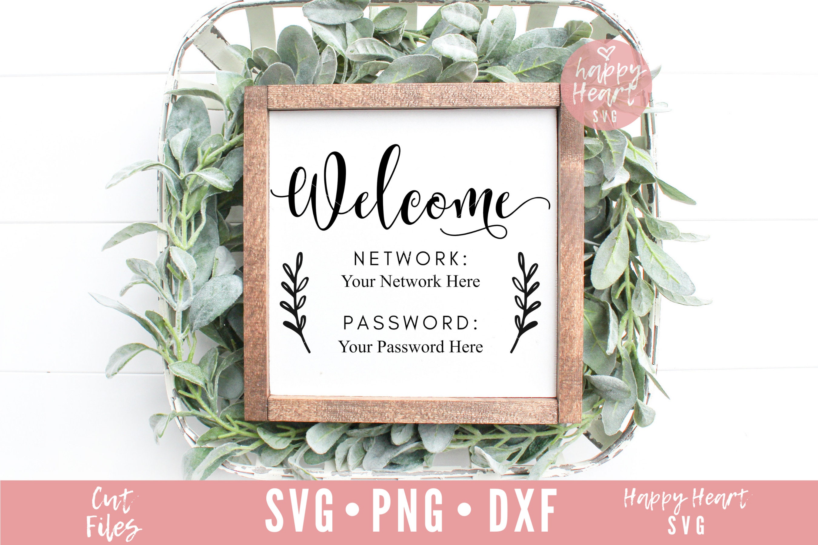 Wifi Sign SVG, Wifi Password Svg, Welcome Wifi Sign Svg, Welcome Svg ...