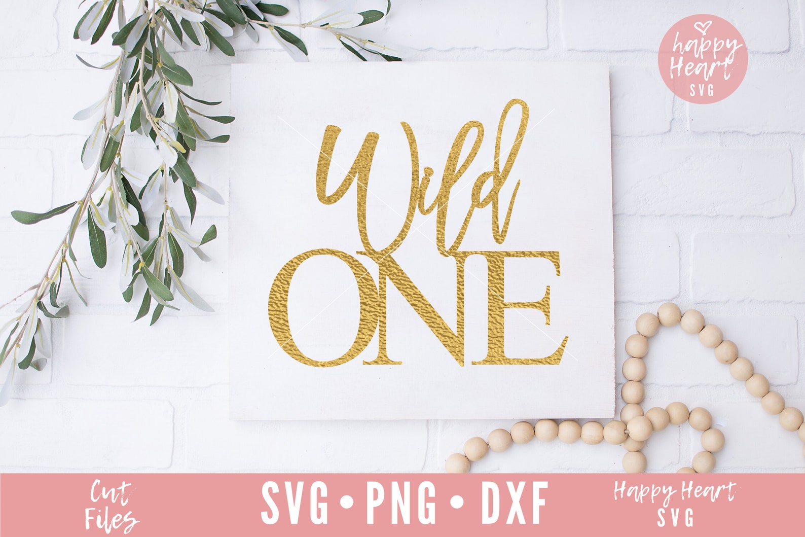 Wild One SVG Wild One Topper SVG Cake Topper Svg Happy | Etsy Canada