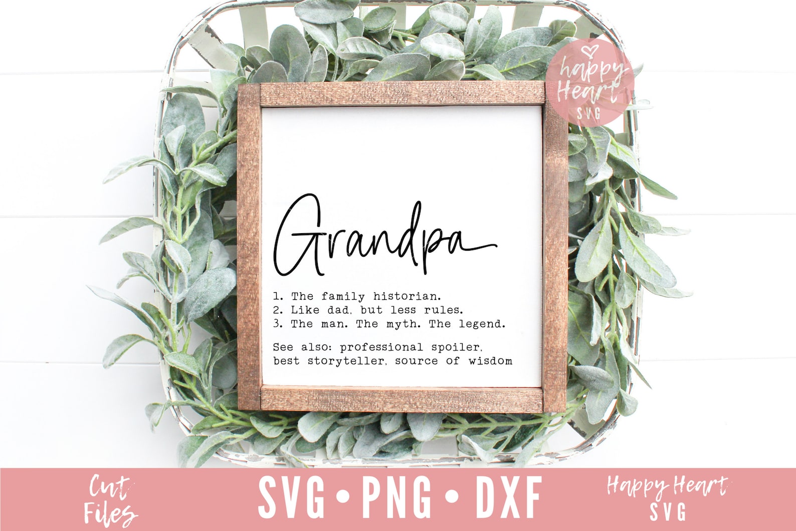Grandpa Definition SVG, Grandpa SVG, Grandpa Life SVG, Dxf, Png Instant ...
