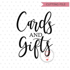 Cards and Gifts Svg, Advice and Wishes Svg, Wedding SVG File, Bride ...