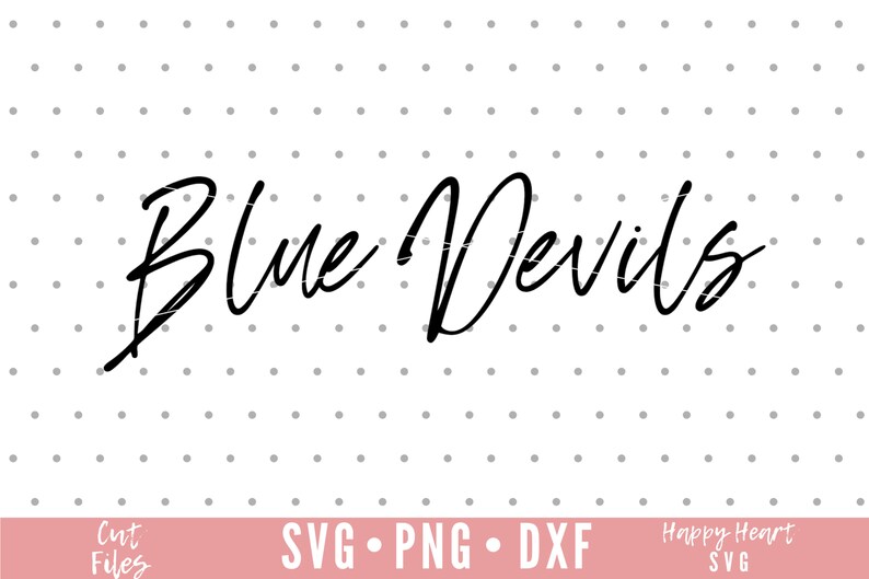 Blue Devils Svg Football Svg Game Day SVG Blue Devils Team - Etsy