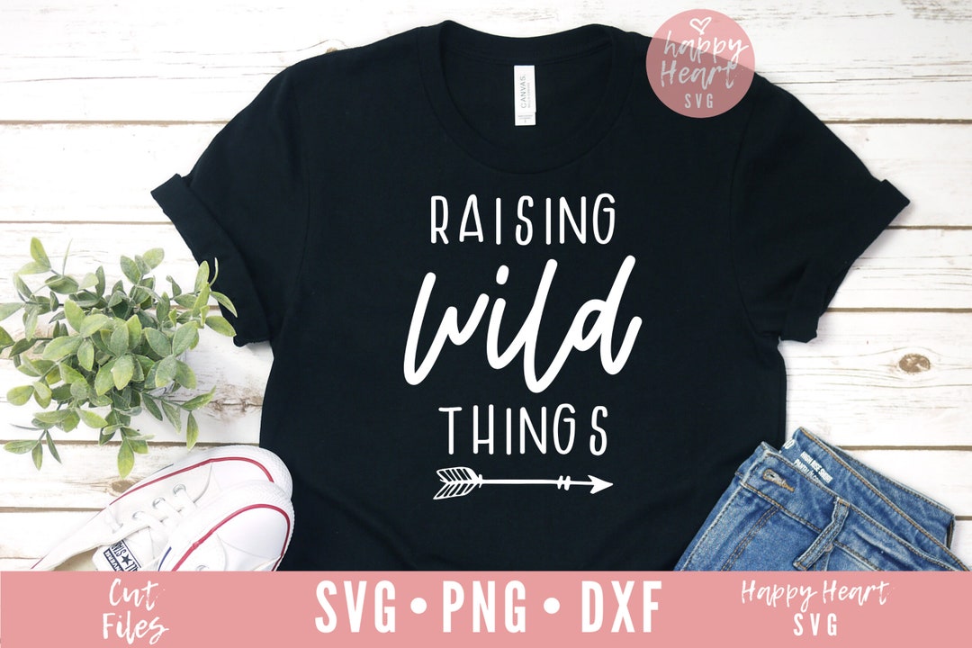 Raising Wild Things Svg, Blessed Mama SVG, Boy Mama Svg, Dxf and Png ...