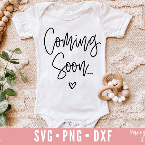 Coming Soon SVG Pregnancy Announcement Svg Baby Announcement - Etsy