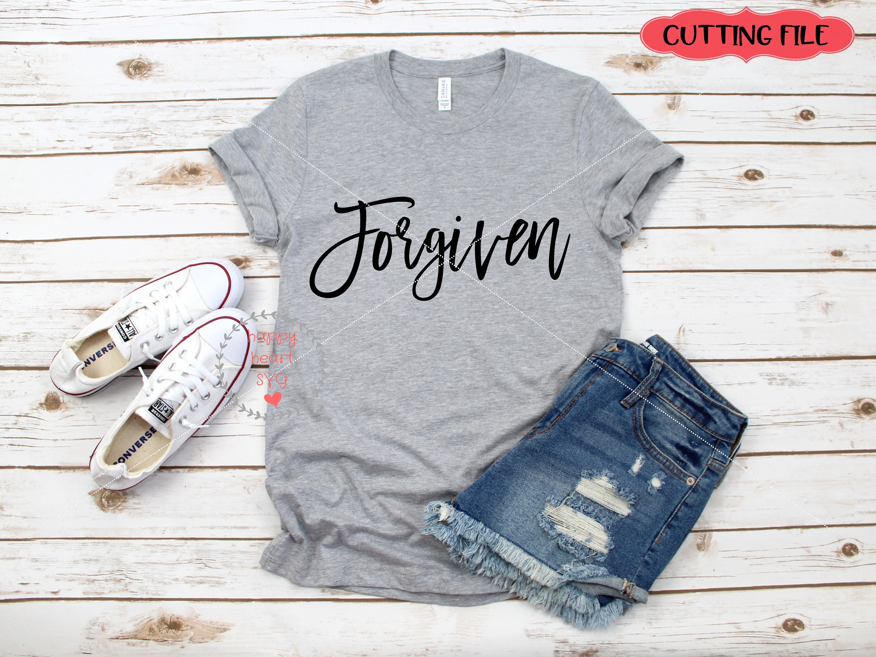 Forgiven SVG Redeemed SVG Easter Svg Dxf and Png Instant - Etsy