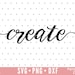 Create Svg, Craft Room Svg, Create Sign SVG, Dxf and Png Instant ...