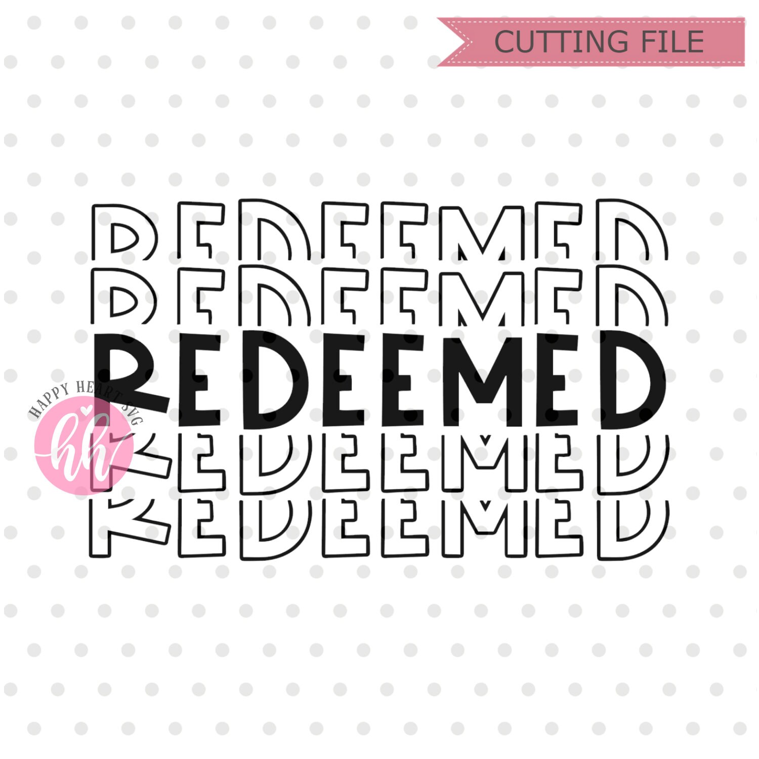 Redeemed SVG, Christian Svg, Easter Svg, Dxf, Png Instant Download ...