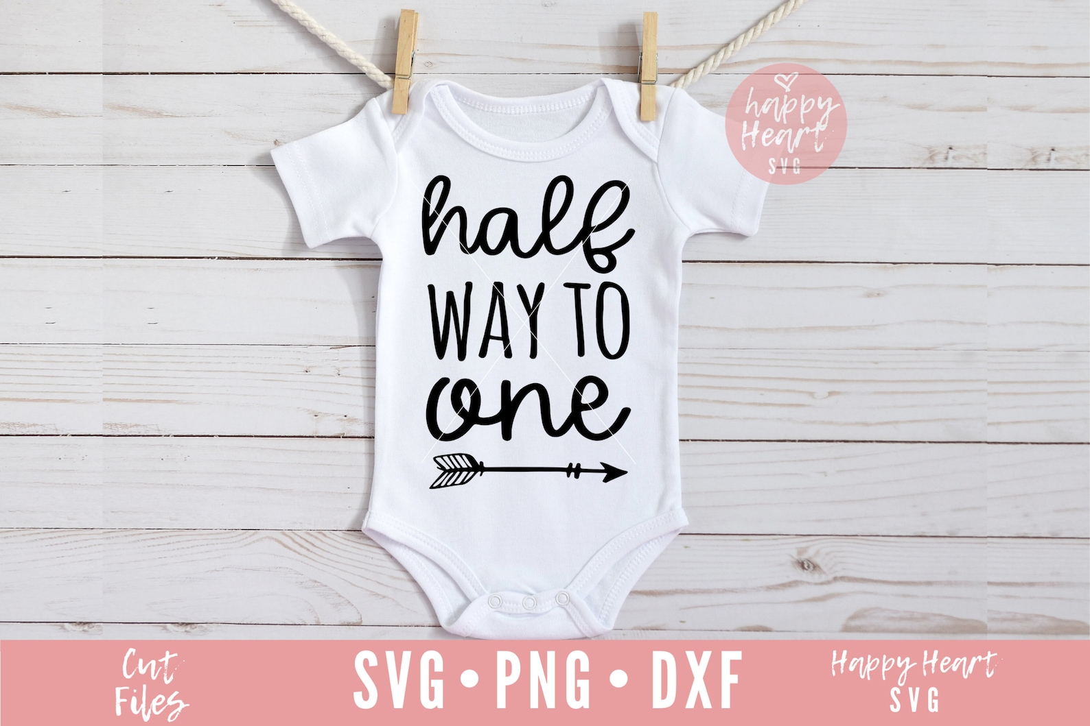 Half Way to One Svg, Half Birthday SVG, Half Svg, It's My Half Birthday ...