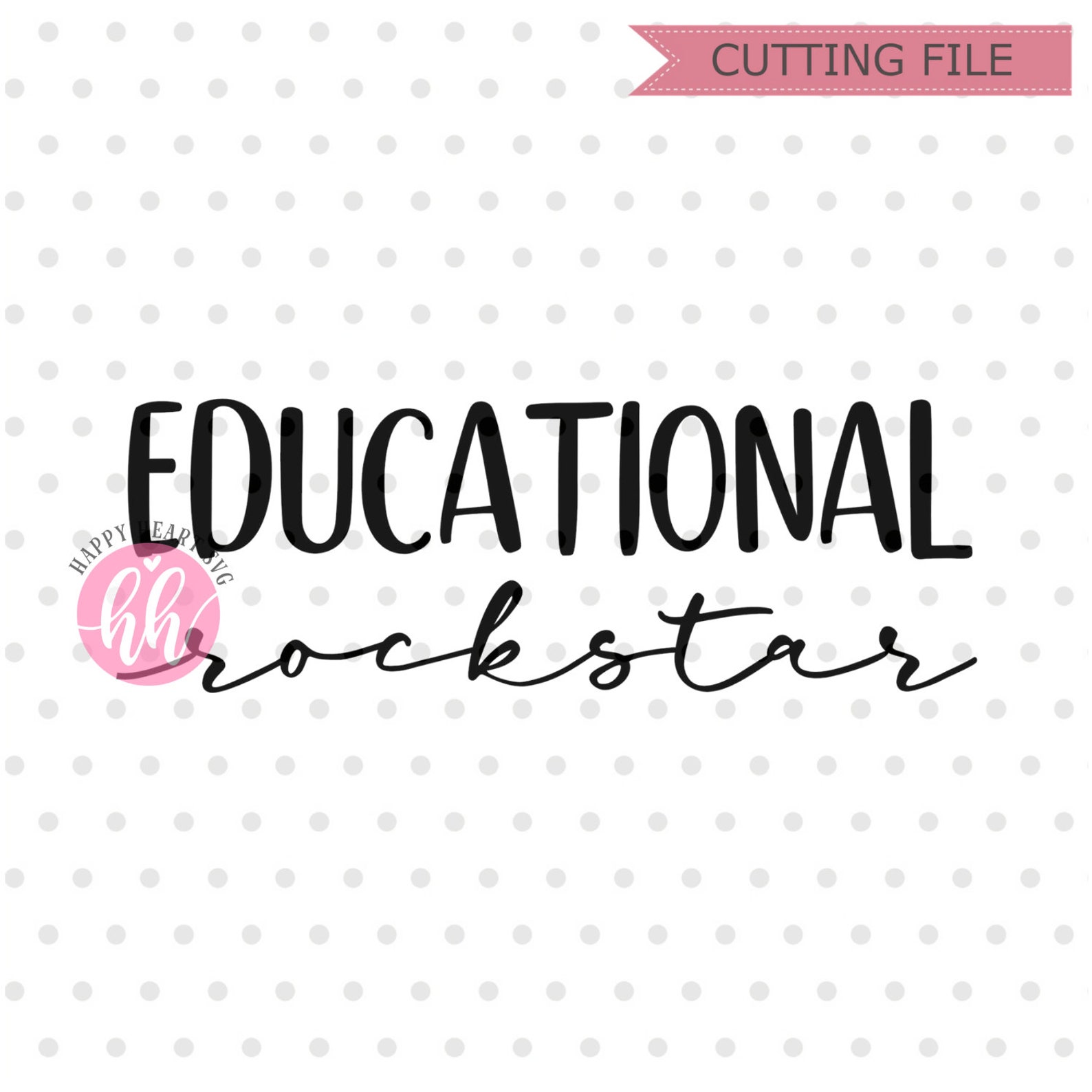 Educational Rockstar Svg Teacher Svg Dxf Png Instant | Etsy