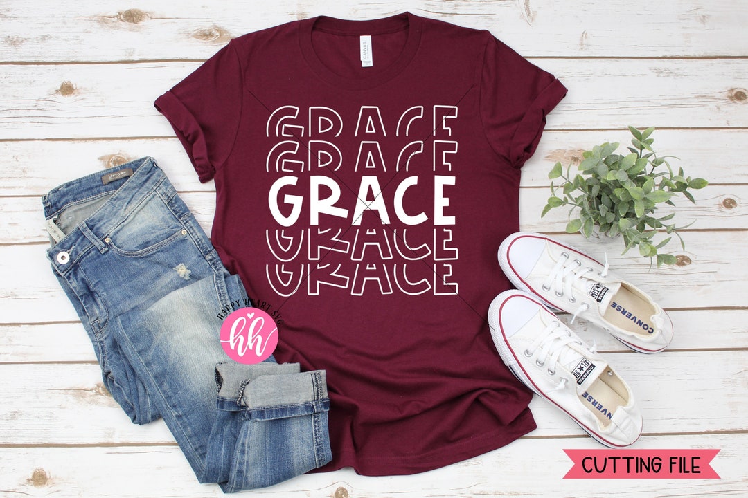 Grace Svg, Grace Upon Grace SVG, Christian Svg, Dxf, Png Instant ...