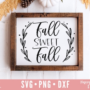 Fall Sweet Fall Svg, Hello Fall SVG, Happy Fall Y'all Svg, Fall Svg ...