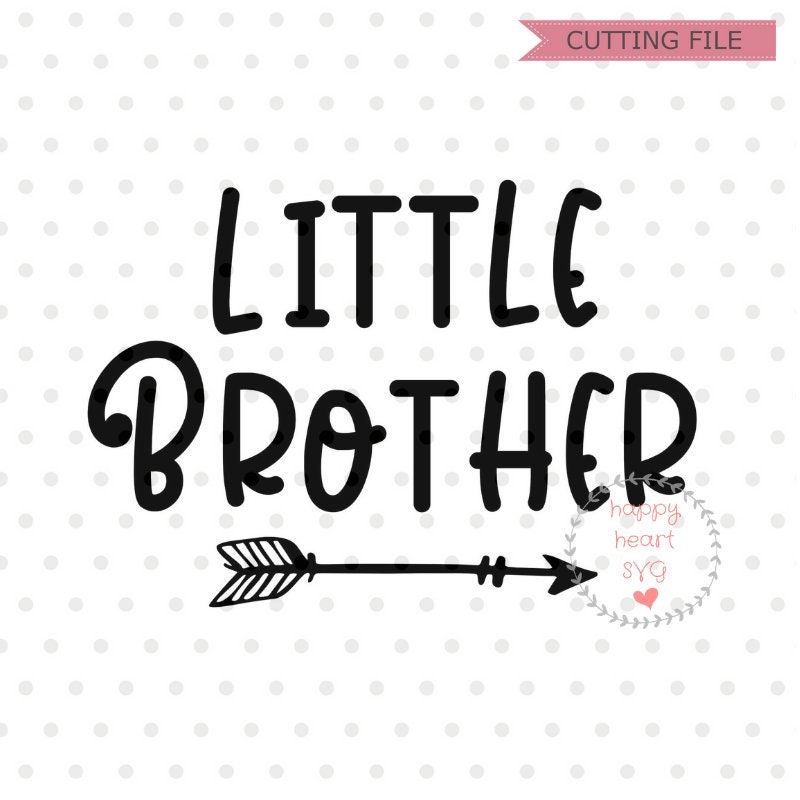 Little Brother Svg Little Bro SVG Dxf and Png Instant - Etsy