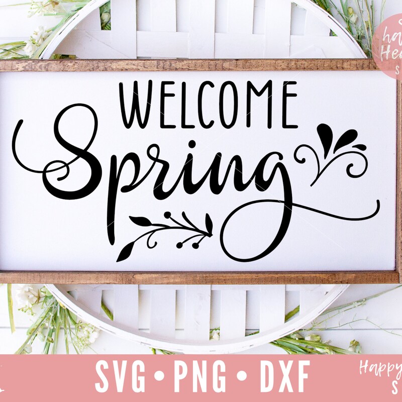 Hello Spring Svg - Etsy