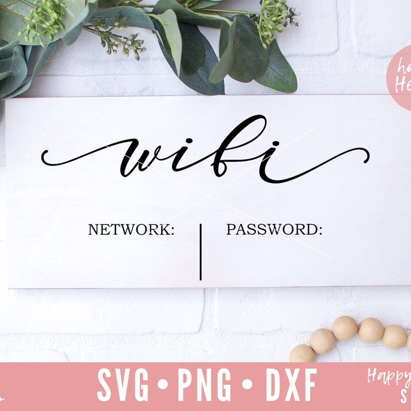 Be Our Guest Wifi Password Sign - Etsy