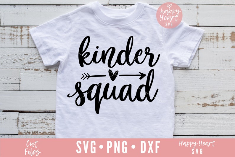 Kinder Squad Svg Hello Kindergarten Svg First Day of School - Etsy
