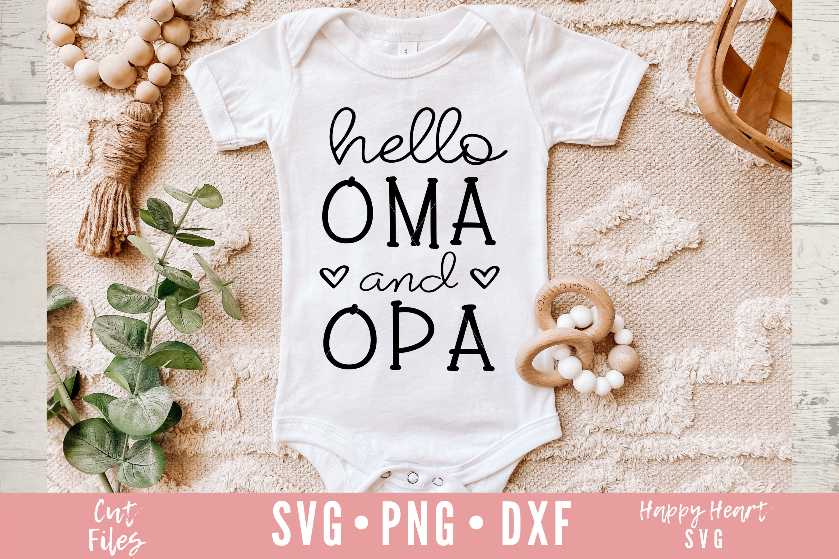 Hello Oma And Opa svg Pregnancy Announcement svg Baby | Etsy