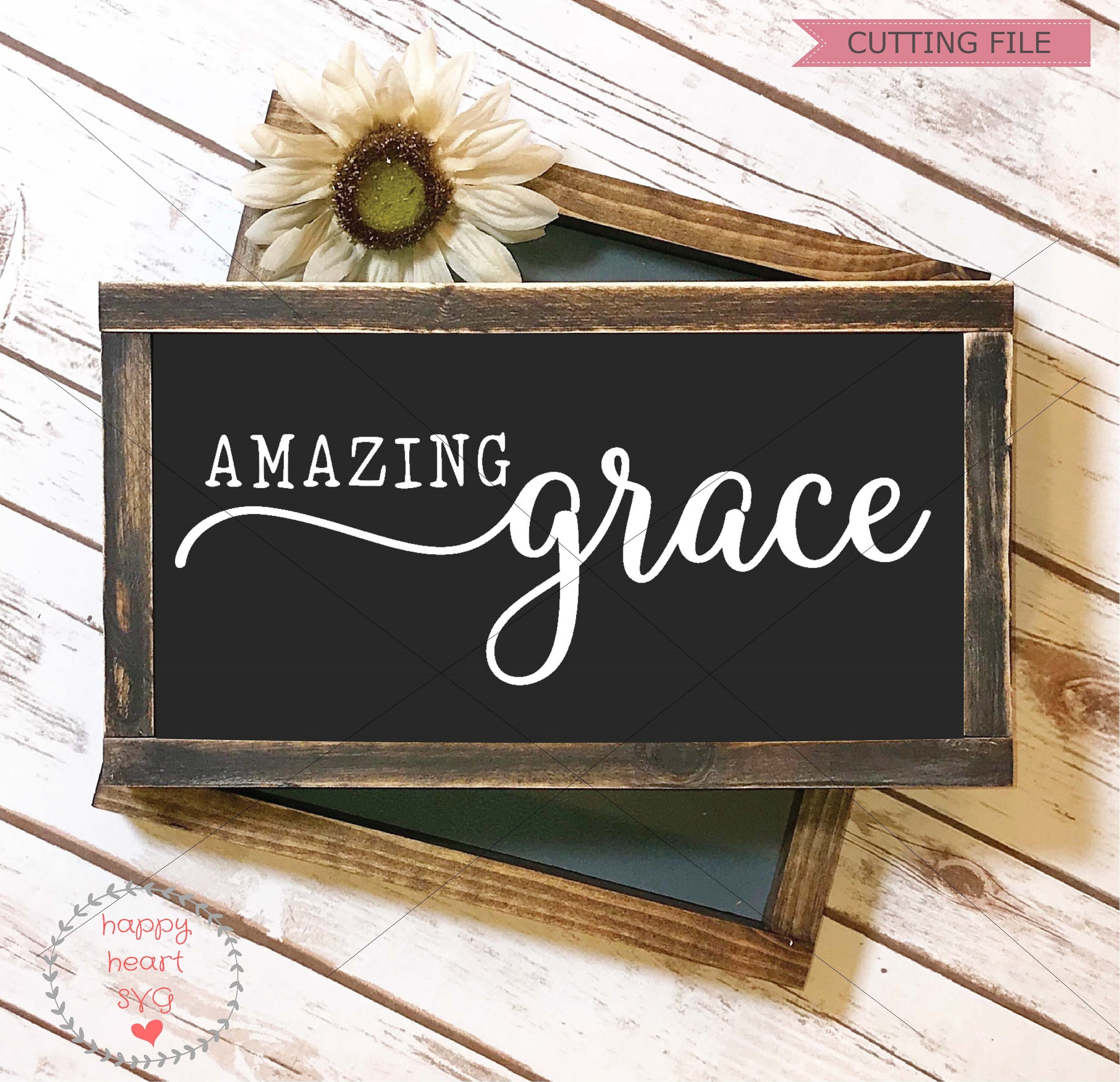 Amazing Grace SVG Saved by Grace Svg Grace Upon Grace SVG | Etsy