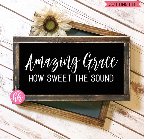 Amazing Grace SVG Grace Upon Grace SVG Grace Svg Dxf and | Etsy