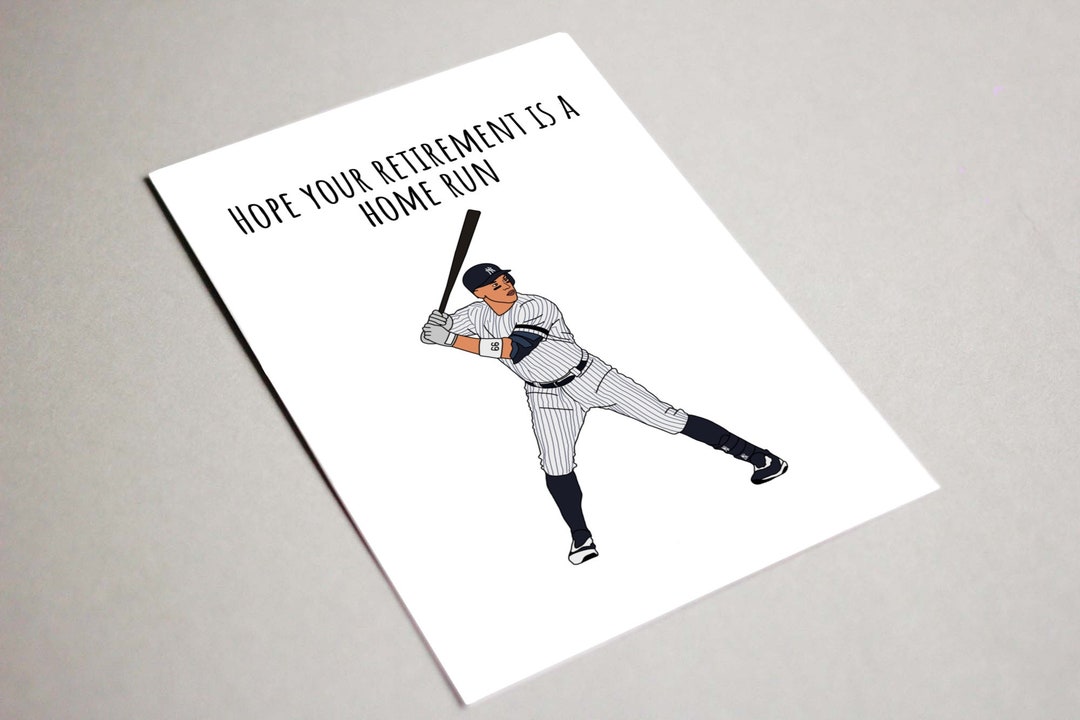 Aaron Judge Retirement Card, Printable Card, Hope Your Retirement is a ...