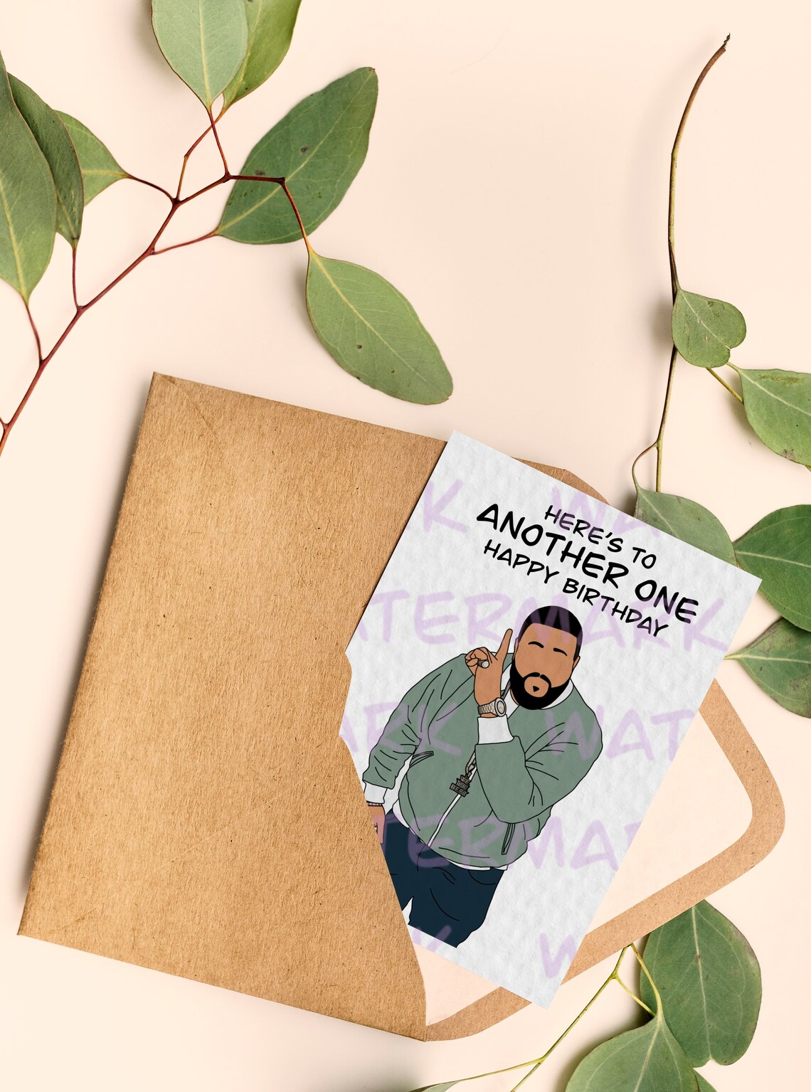 Printable Digital Card DJ Khaled Heres to Another One Happy | Etsy