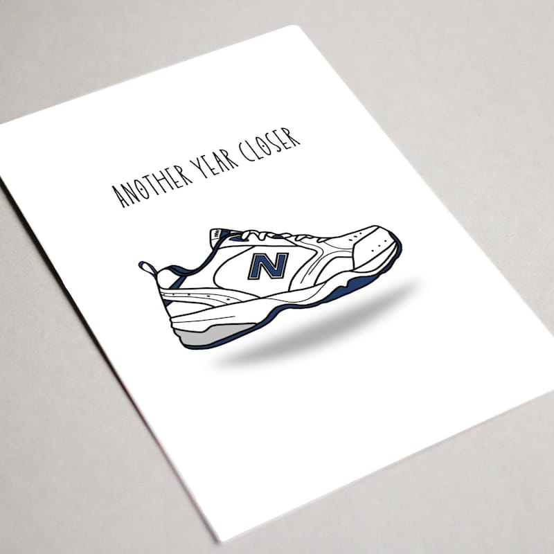 Funny Shoe Birthday Card - Etsy