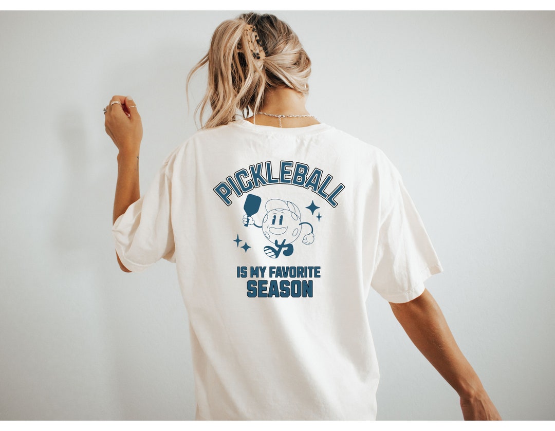 Pickleball is My Favorite Season Unisex Oversized Boxy Tee, Pickleball ...