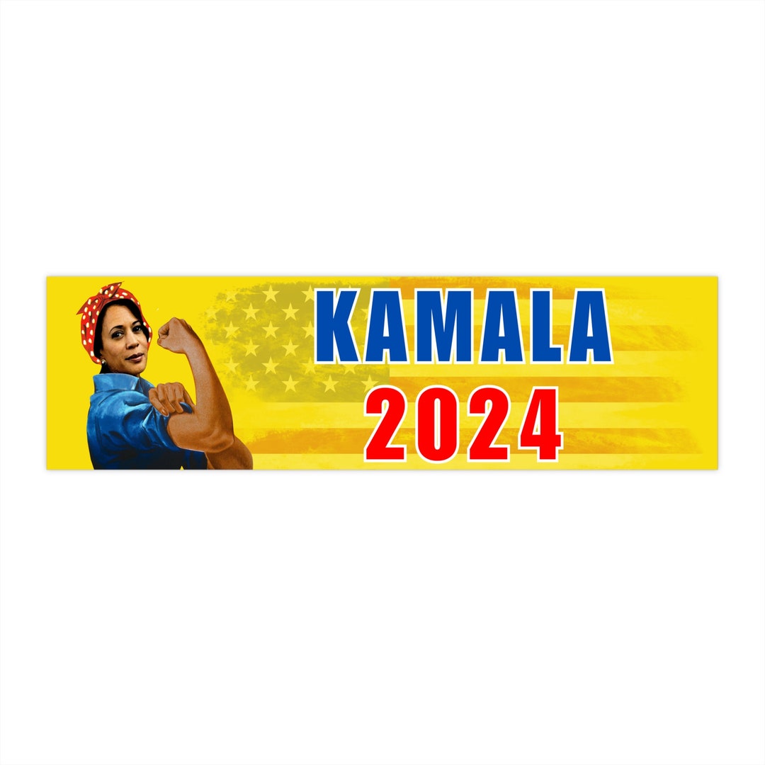 KAMALA HARRIS 2024 Rosie the Riveter Bumper Sticker Harris Campaign ...