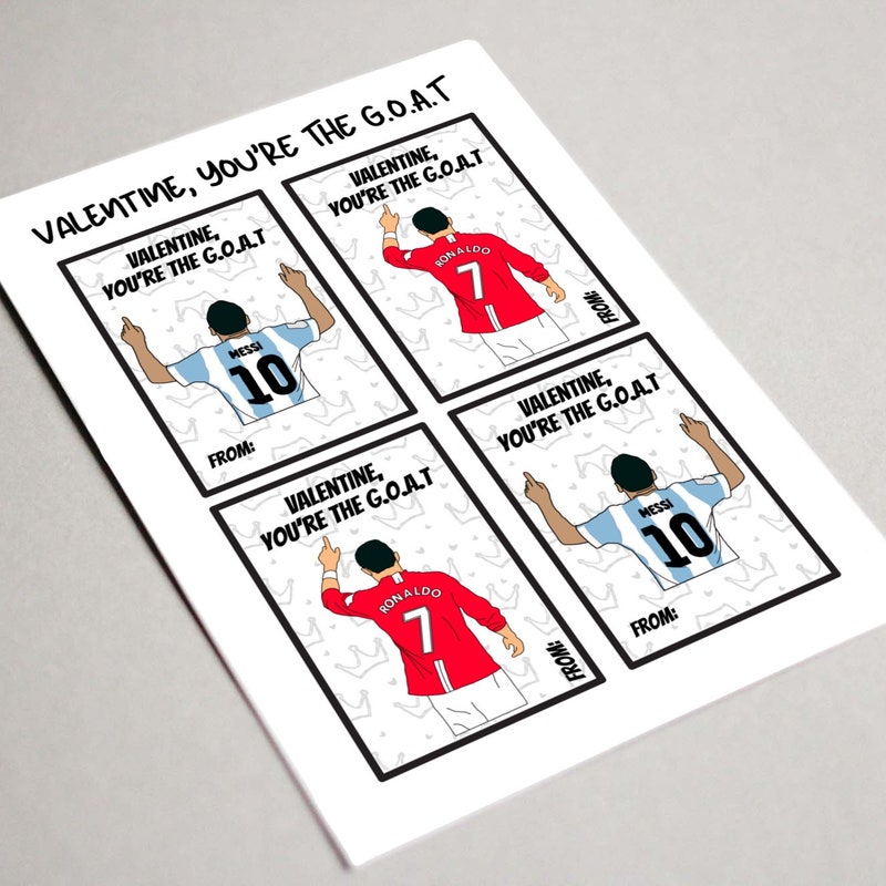The Goat Messi Card - Etsy
