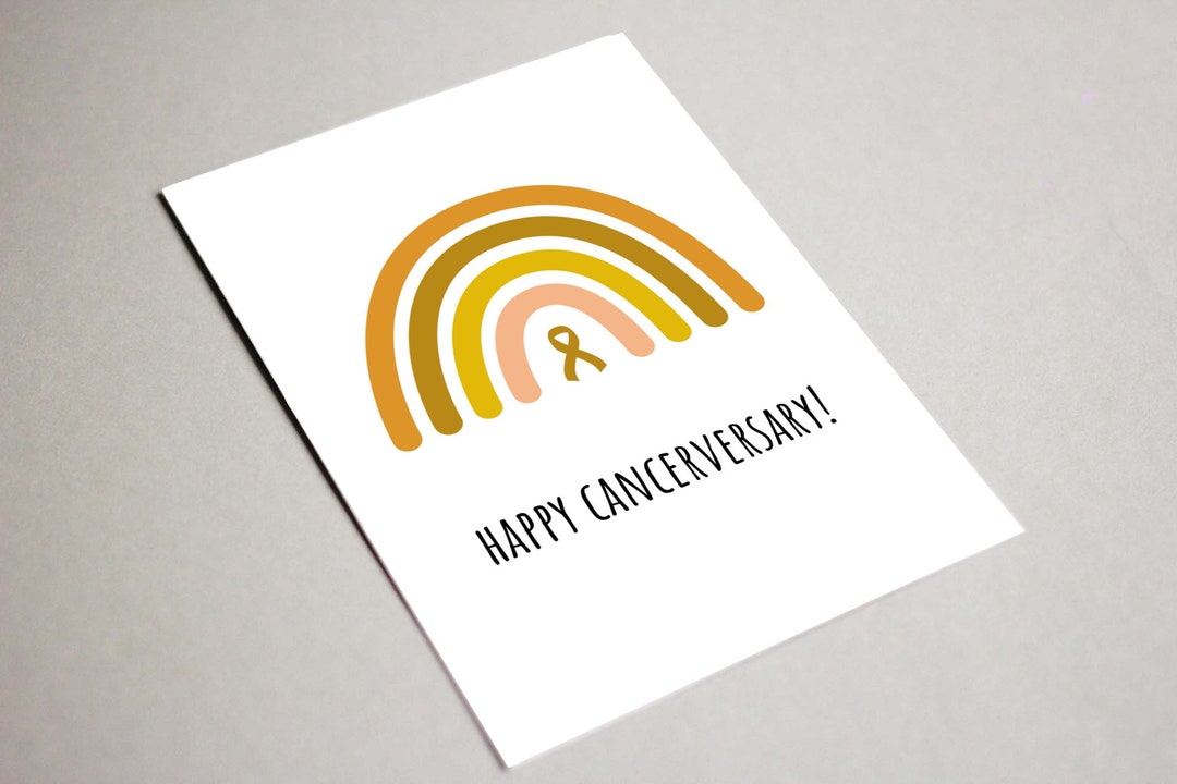 Happy Cancerversary Printable Card, Cancer Free Card, You Beat Cancer ...