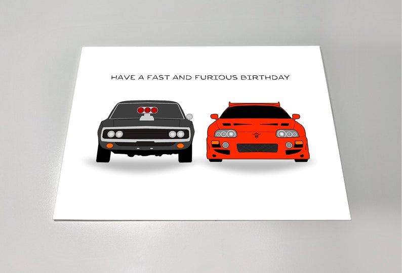 Fast and Furious Printable Card, Have a Fast and Furious Birthday ...