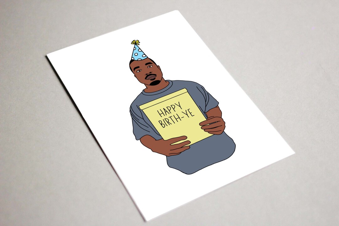 Kanye Birthday Card, Happy Birth-ye, Printable Card, Happy Birthday ...