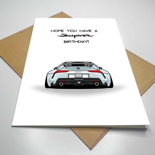 Toyota Birthday Card - Etsy