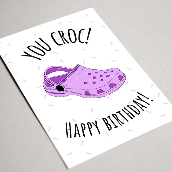 Funny Birthday Crocs - Etsy