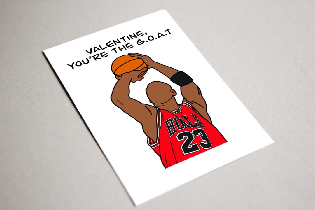 Printable Digital Card Download Card Valentine You’re the GOAT Greatest ...