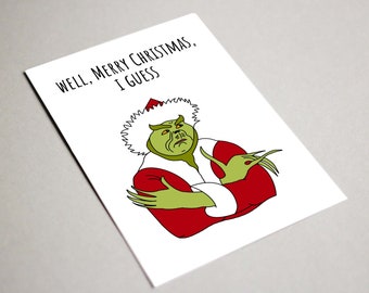 The Grinch Christmas Card - Etsy