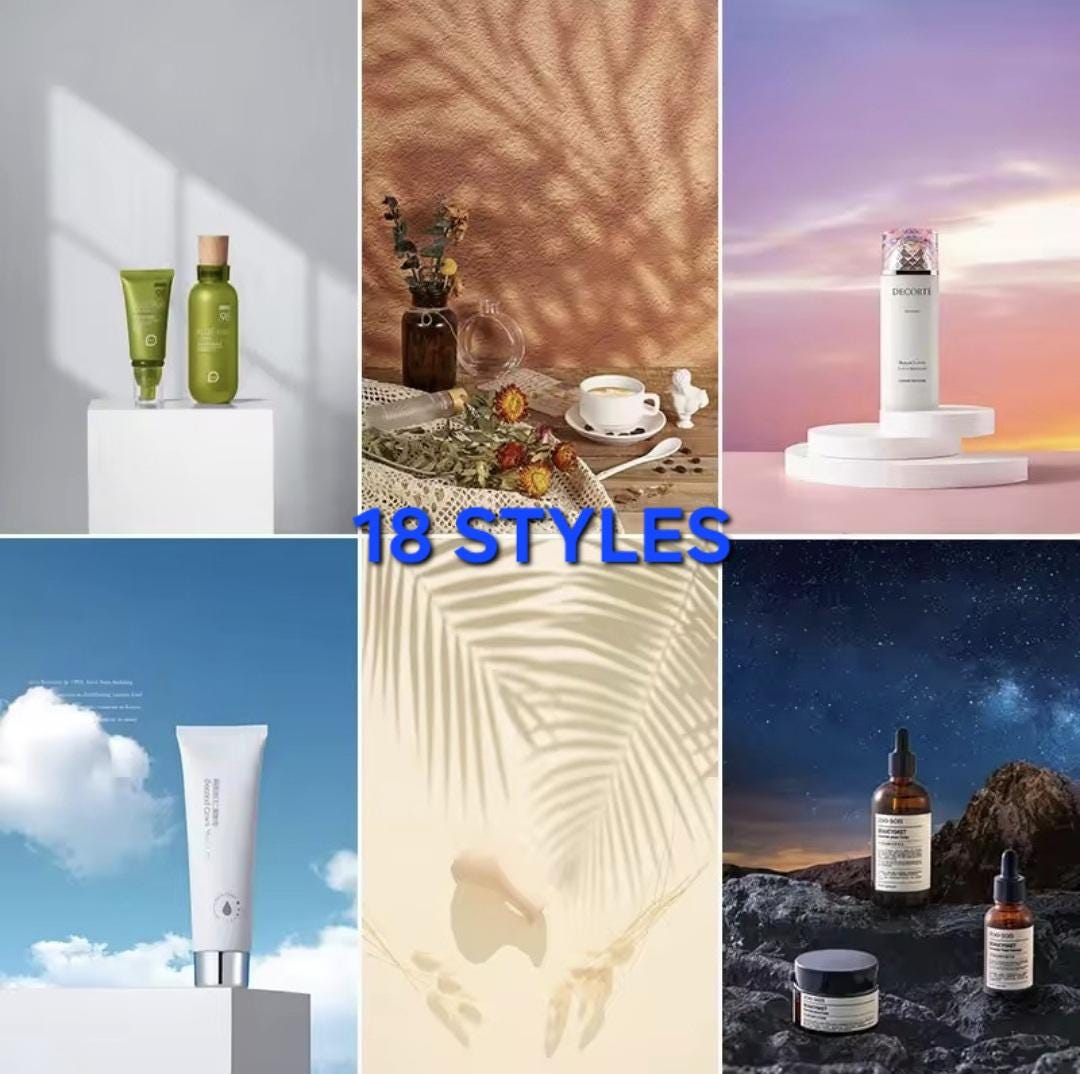 Product Photography Backdrop | 2-sided Nature & Shadow Art Prop ...
