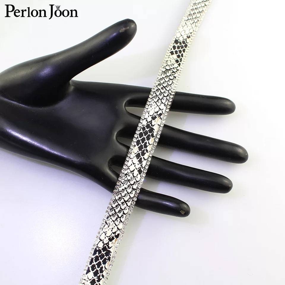 Rhinestone Leopard & Snakeskin Trim: Hot Fix Animal Print Applique - Etsy