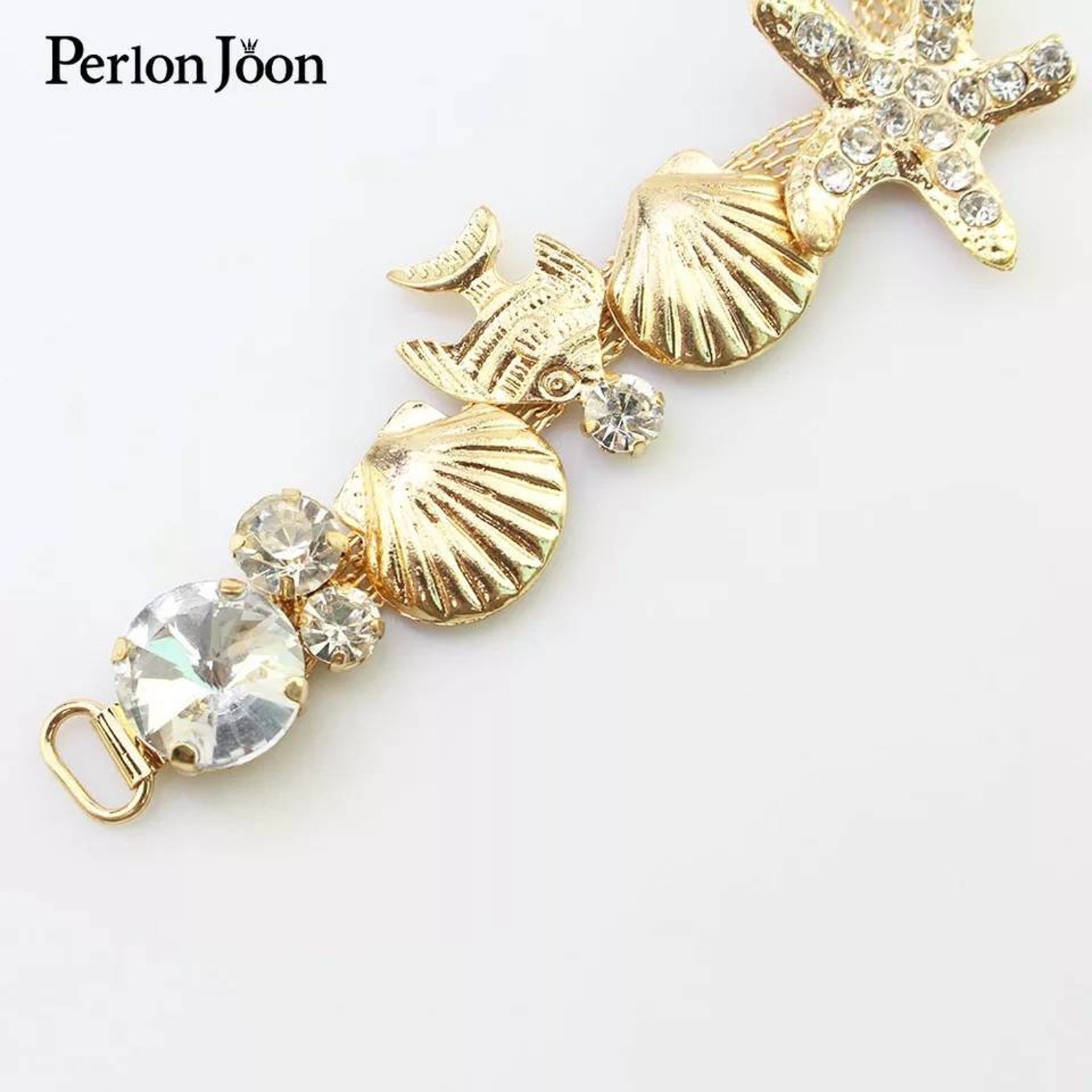 Seashell Starfish Flip Flops Making Beach Shoe Parts Ocean | Etsy