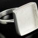 Sterling Silver Square Stone Setting Bezel Cup Ring - Etsy