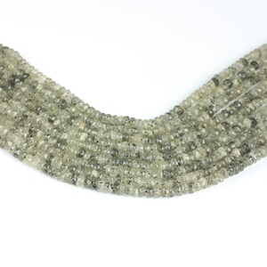 Natural Black Rutile Quartz Ruby Roundel Facet 5 Mm 13 Inches - Etsy