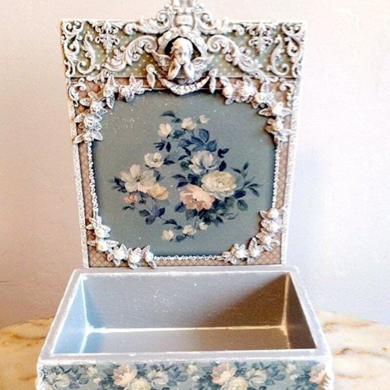 Decorative Wooden Crate - Etsy UK