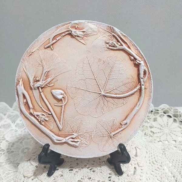 Botanical Bas Relief - Etsy