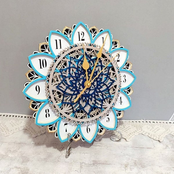 Mandala Clock - Etsy